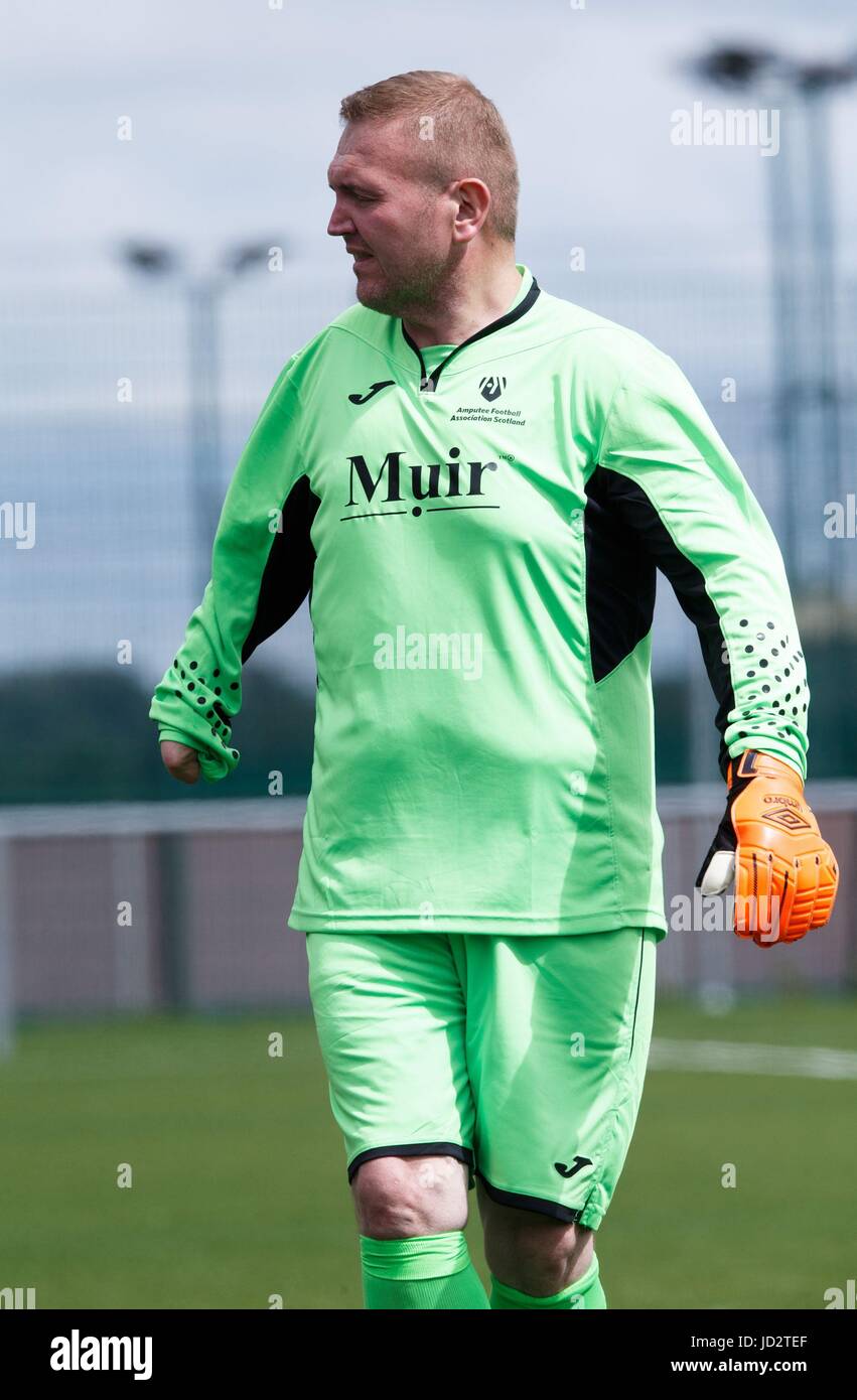 Goalkeeper Stephen Gregson from Scotland's national amputee football ...