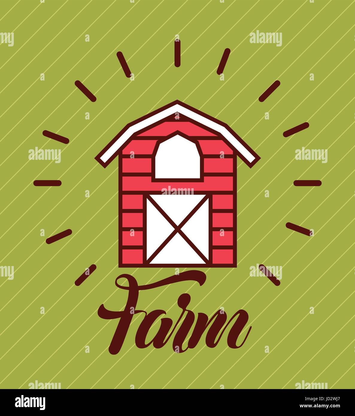 Big farm Stock Vector Images - Alamy