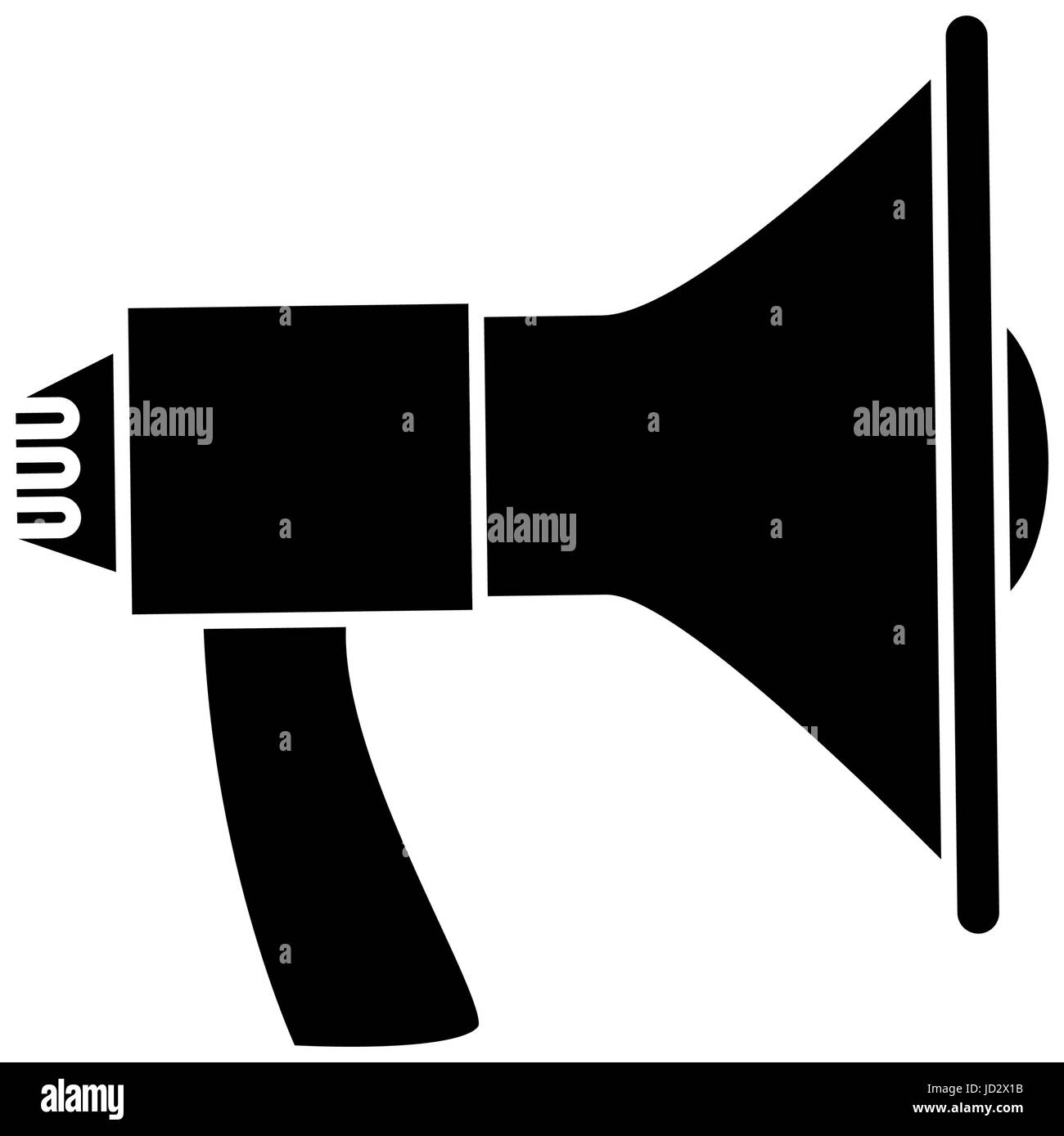 Bullhorn advertising symbol Stock Vector Image & Art - Alamy