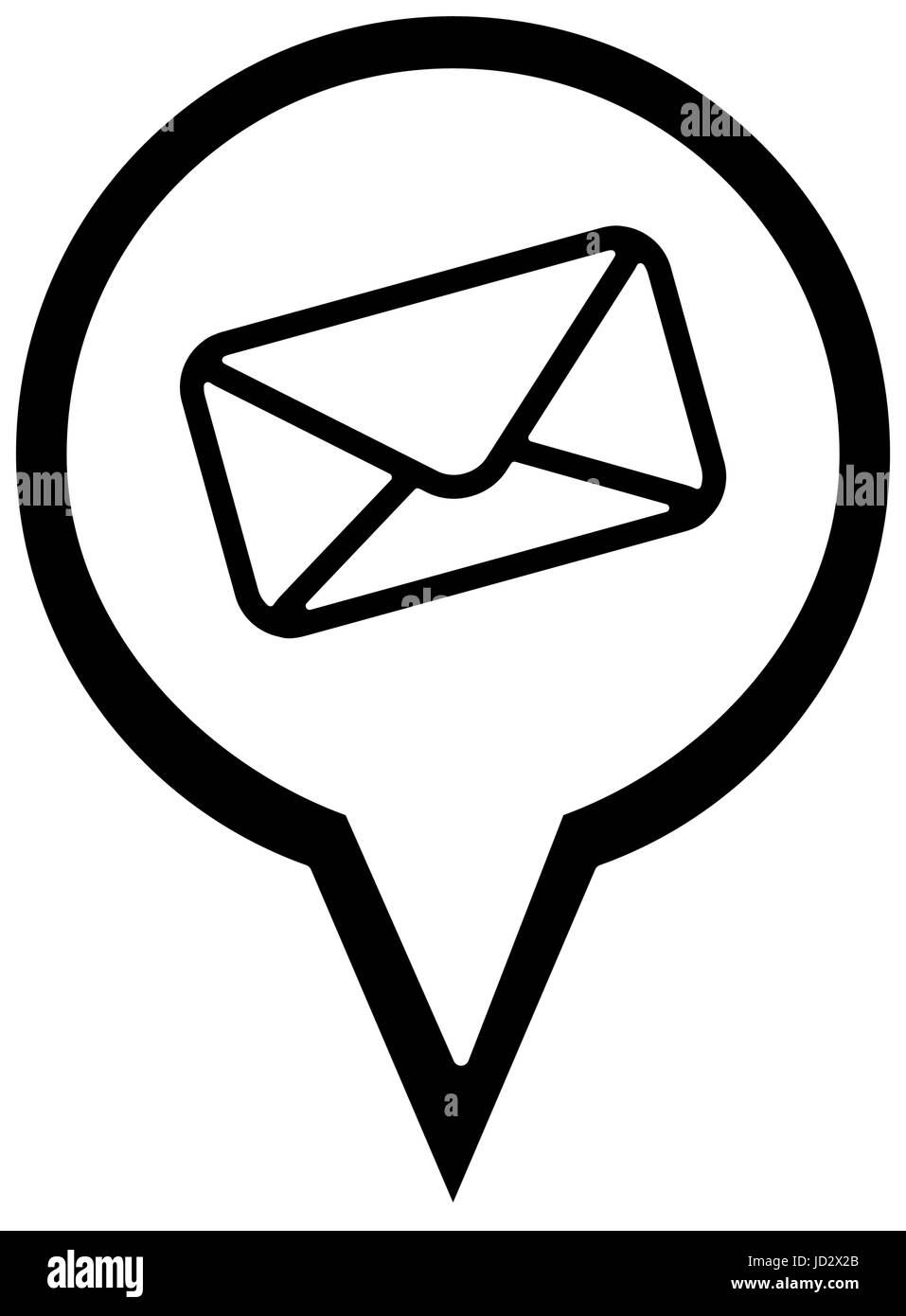 Email isolated symbol Stock Vector Image & Art - Alamy