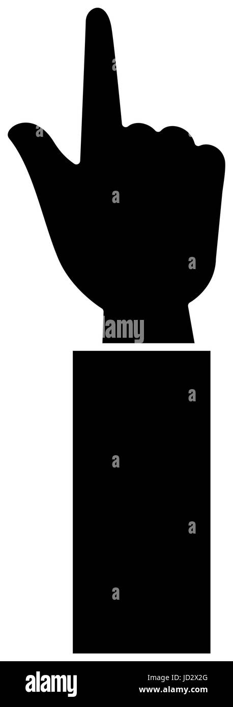 Hand pointing up Stock Vector Image & Art - Alamy
