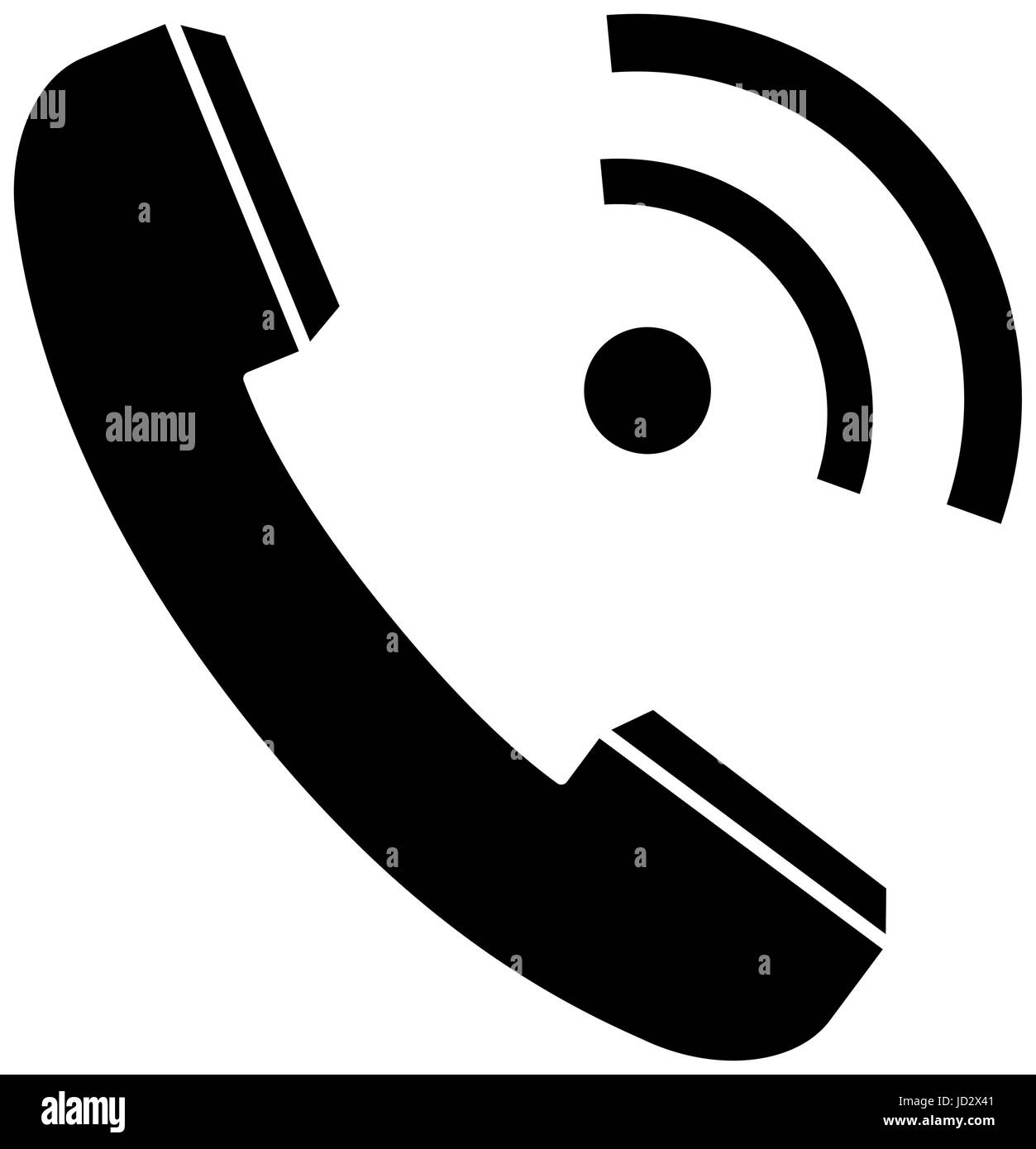 Telephone isolated symbol Stock Vector Image & Art - Alamy