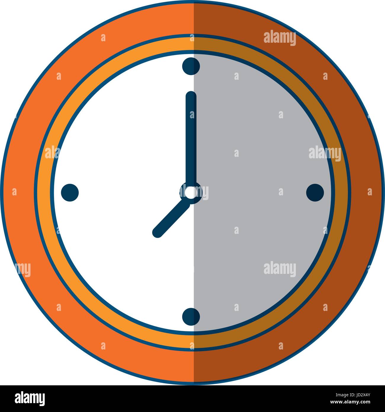 Wall clock symbol Stock Vector Image & Art - Alamy