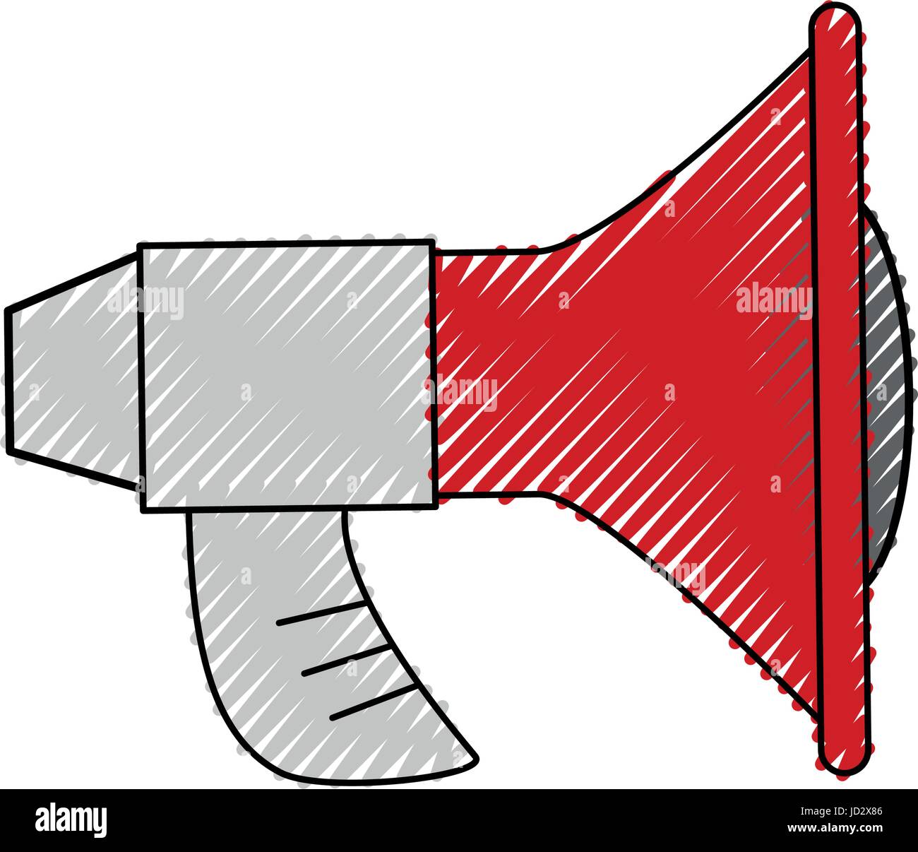 Bullhorn advertising symbol Stock Vector Image & Art - Alamy