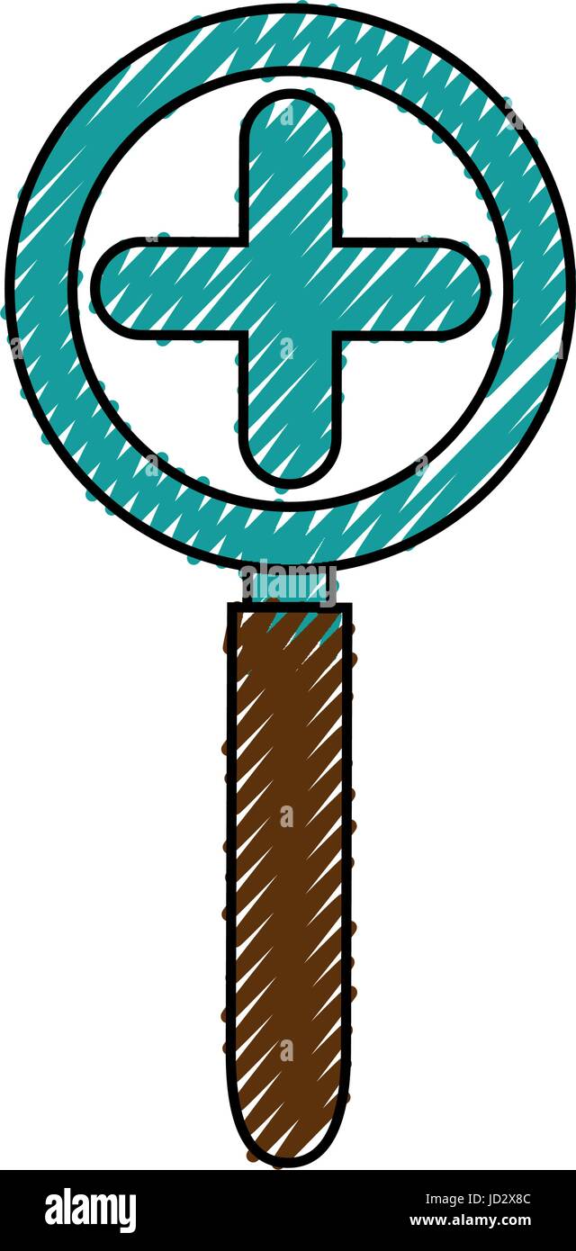 Magnifying glass symbol Stock Vector Image & Art - Alamy