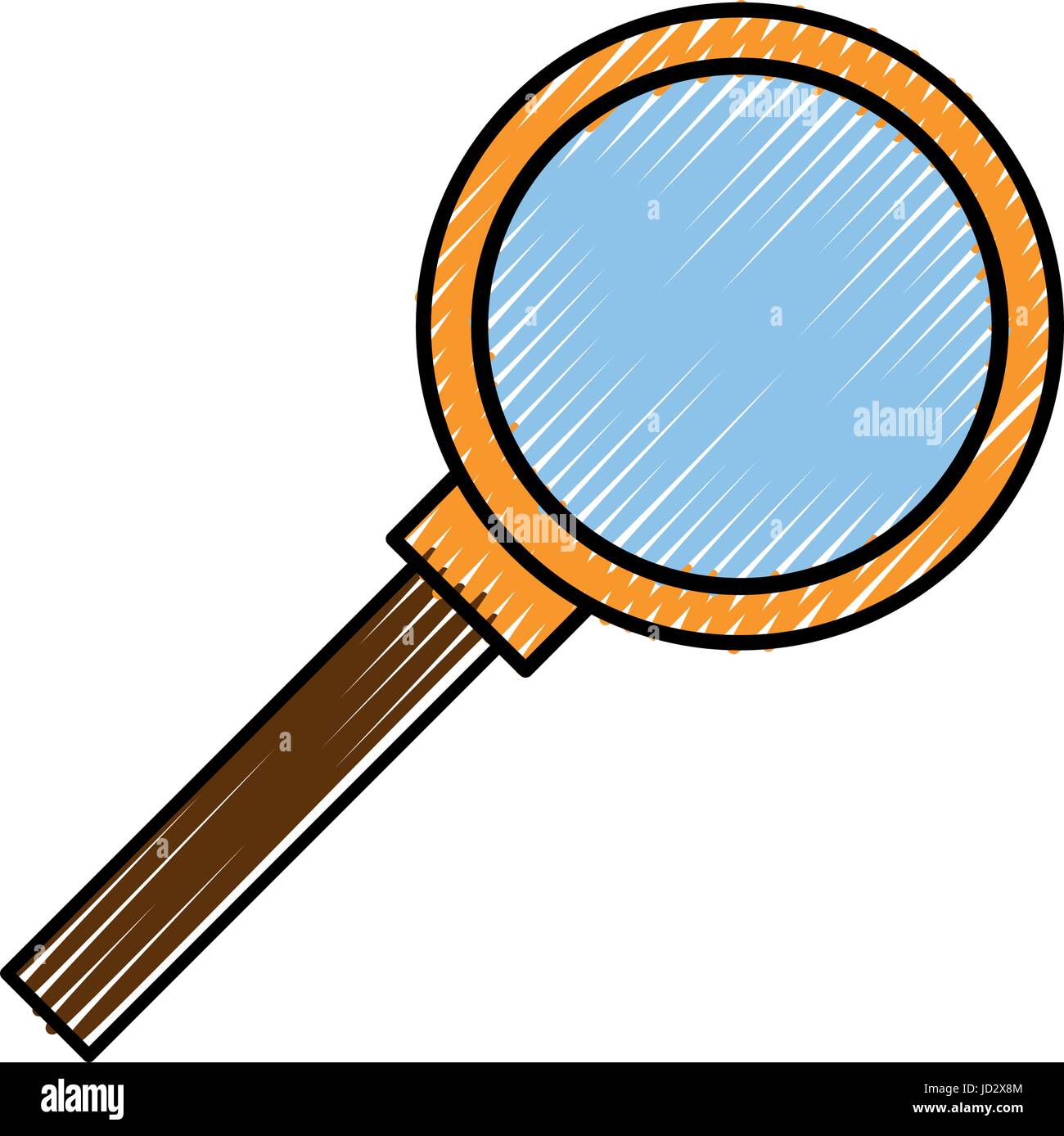 Magnifying glass symbol Stock Vector Image & Art - Alamy