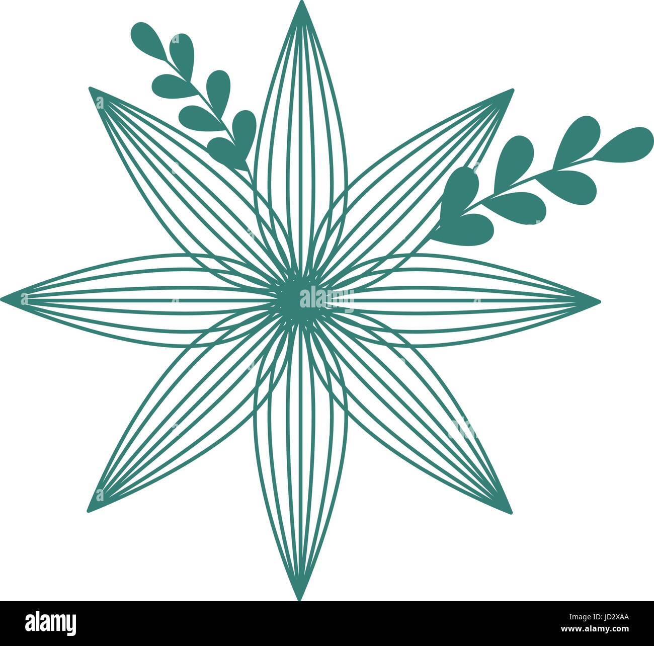 Beautiful ornamental flowers Stock Vector Image & Art - Alamy