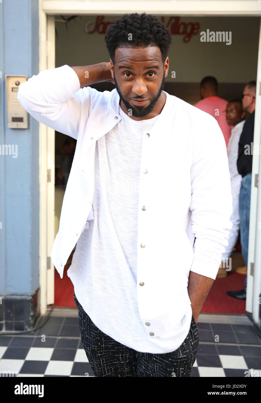 Shakka arrives at a studio in west London, to help with the recording ...