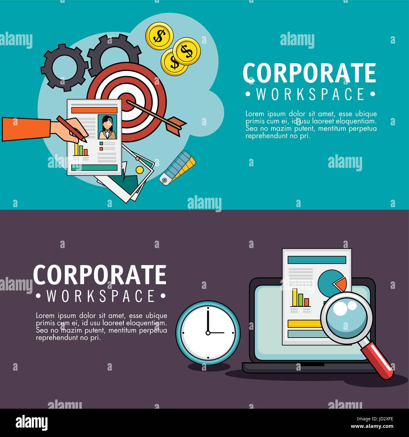 Corporate related design Stock Vector Image & Art - Alamy