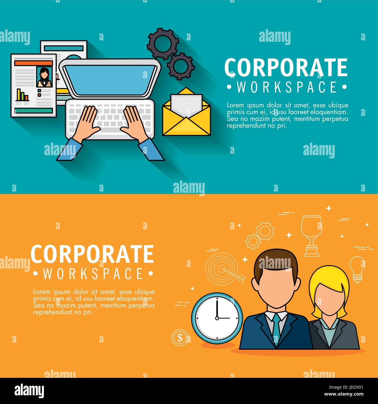 Corporate related design Stock Vector Image & Art - Alamy