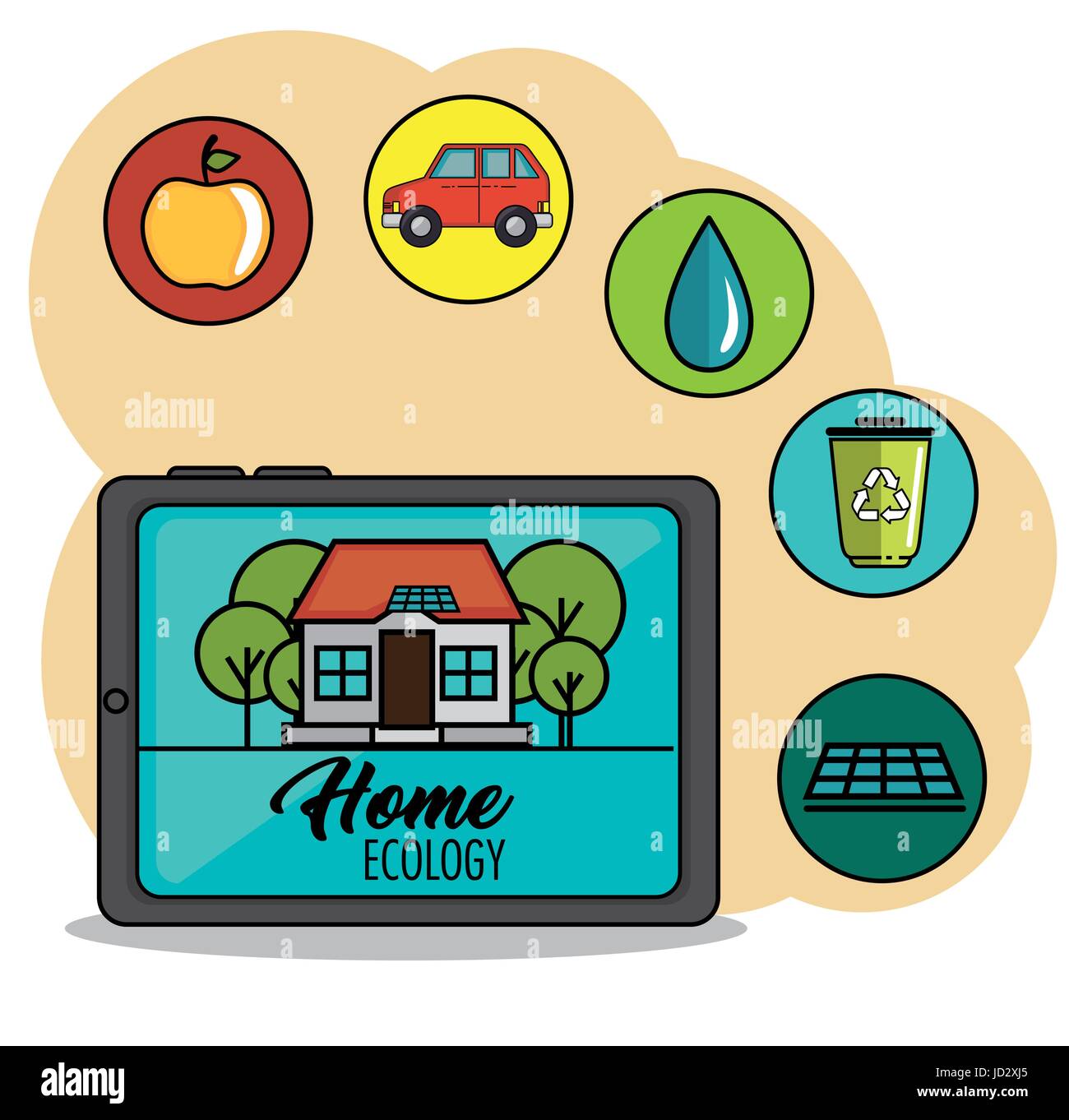 Eco friendly objects design Stock Vector Image & Art - Alamy