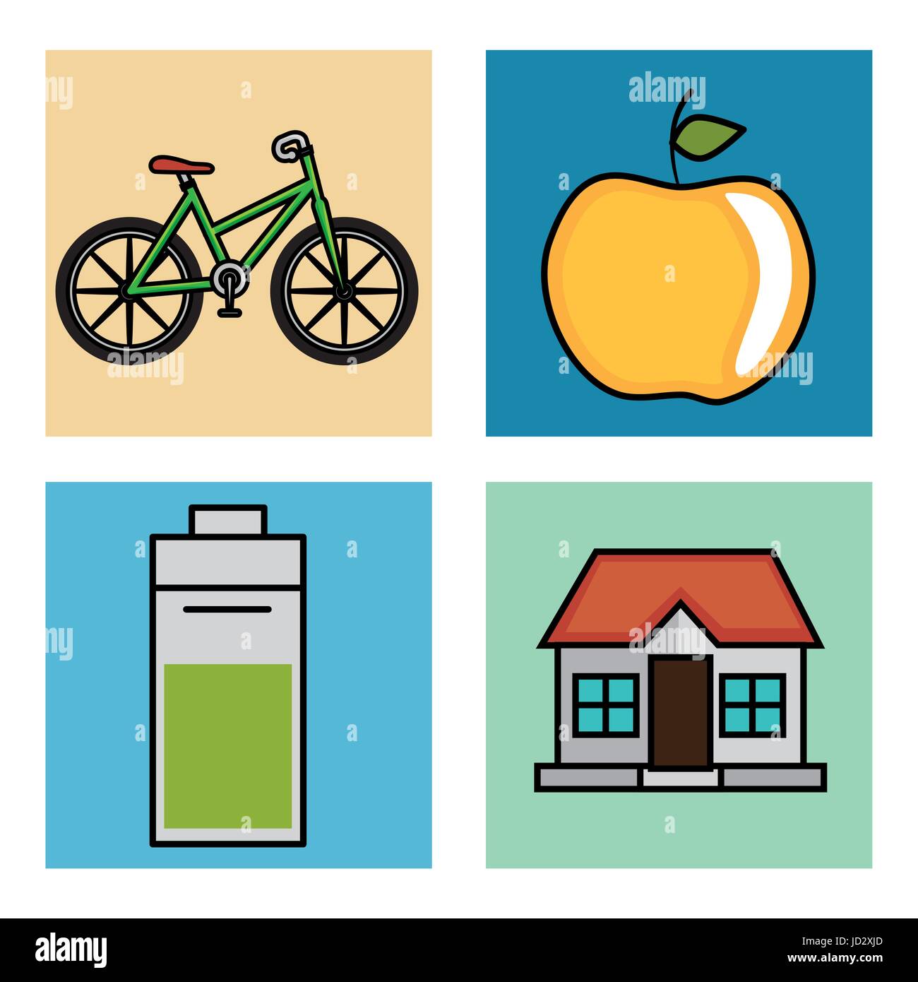 Eco friendly objects design Stock Vector Image & Art - Alamy