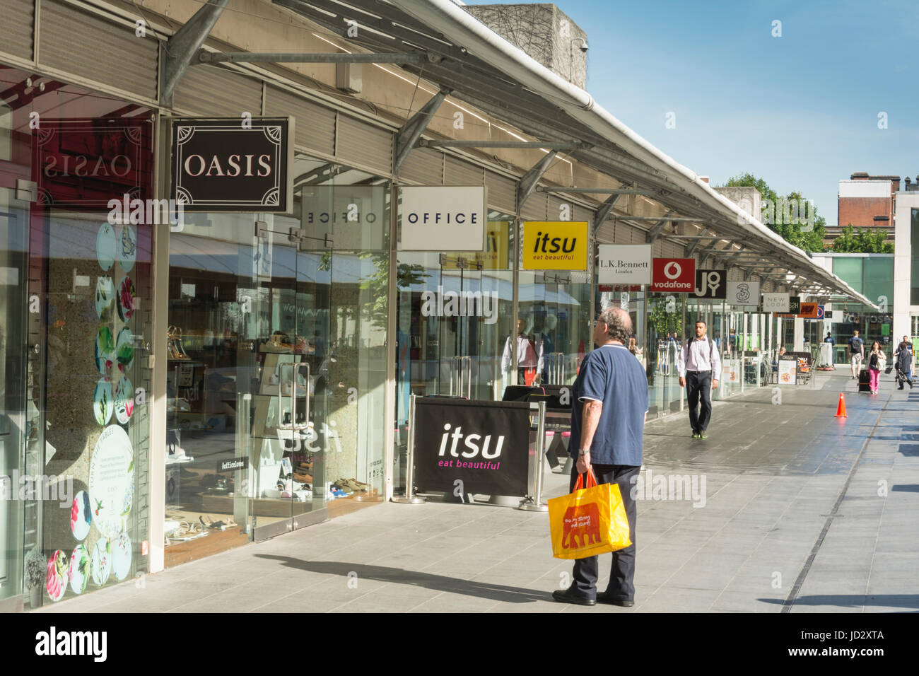 Brunswick Square Shopping Centre, Bloomsbury, London, England, UK Stock ...