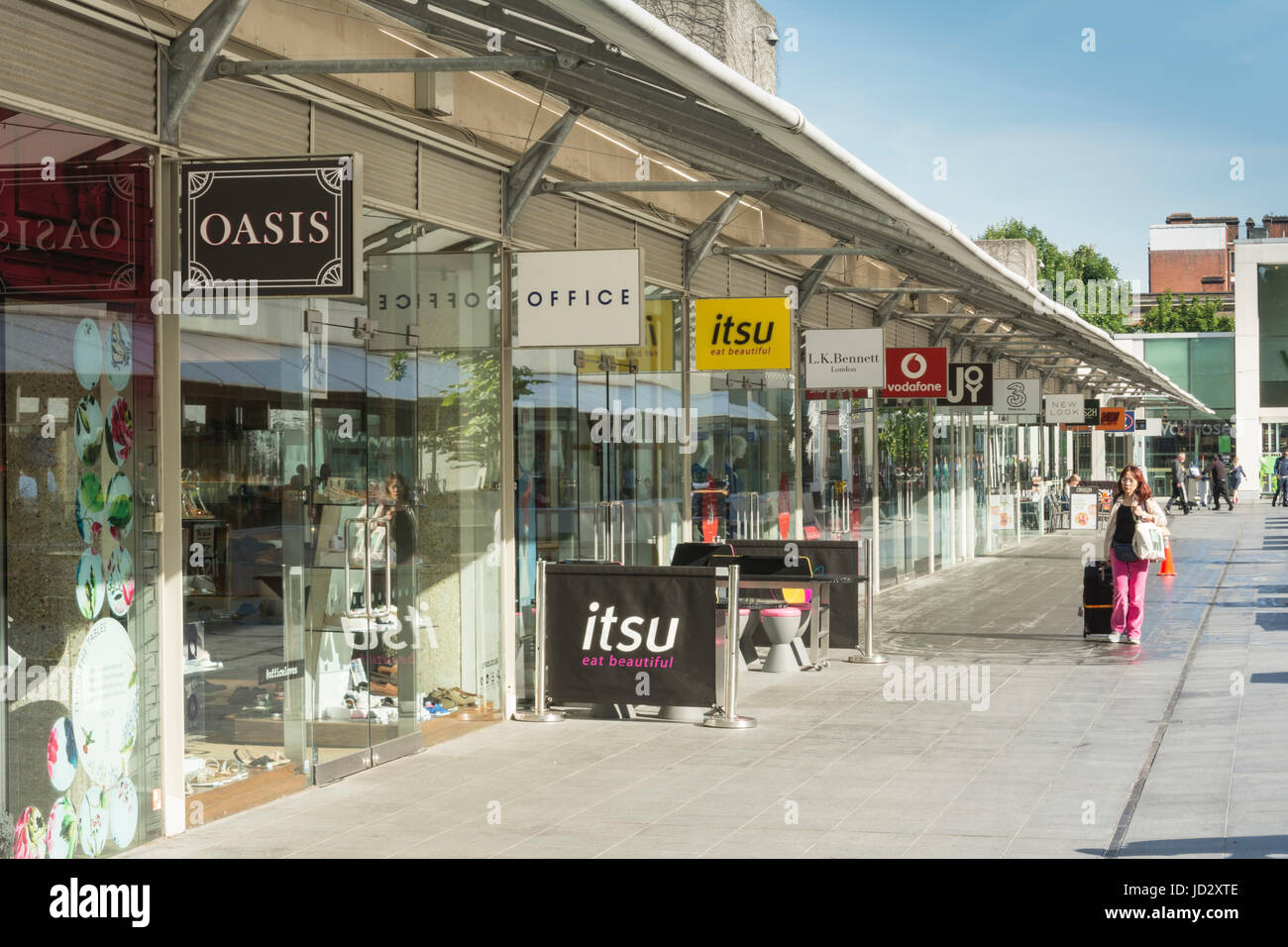 Brunswick Square Shopping Centre, Bloomsbury, London, England, UK Stock ...