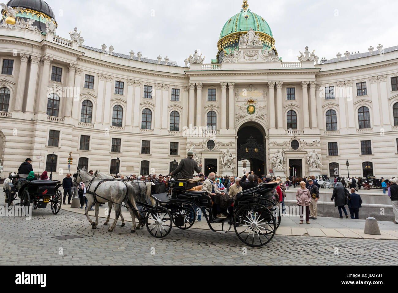 Vienna, Austria Street Scene, City Hall Building, Rathaus Platz Stock ...