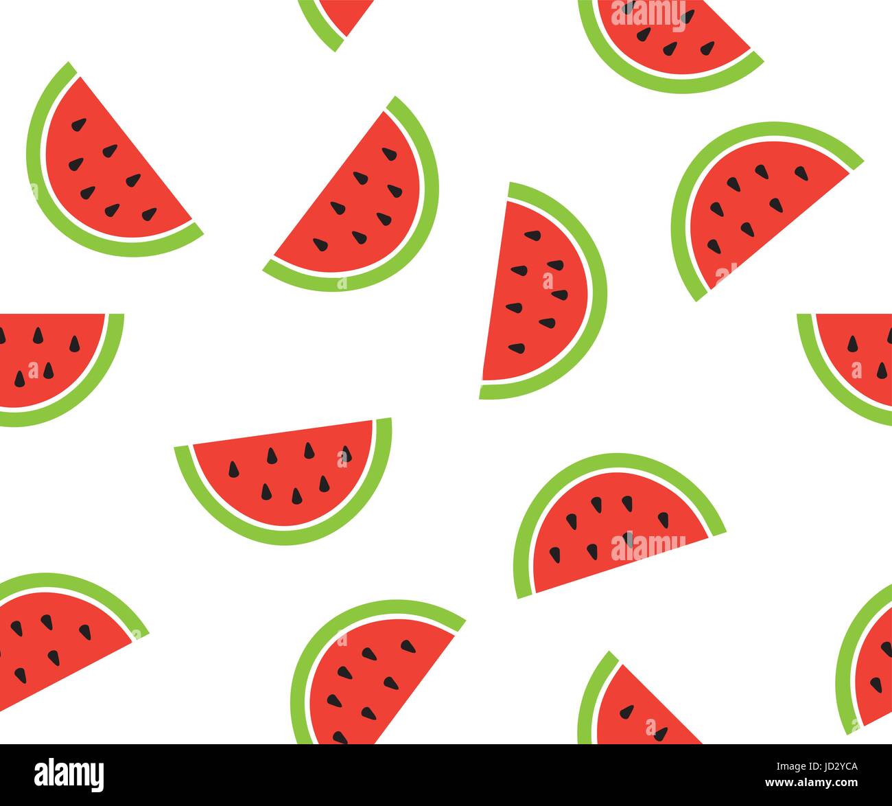 vector illustration of watermelon seamless background Stock Vector ...