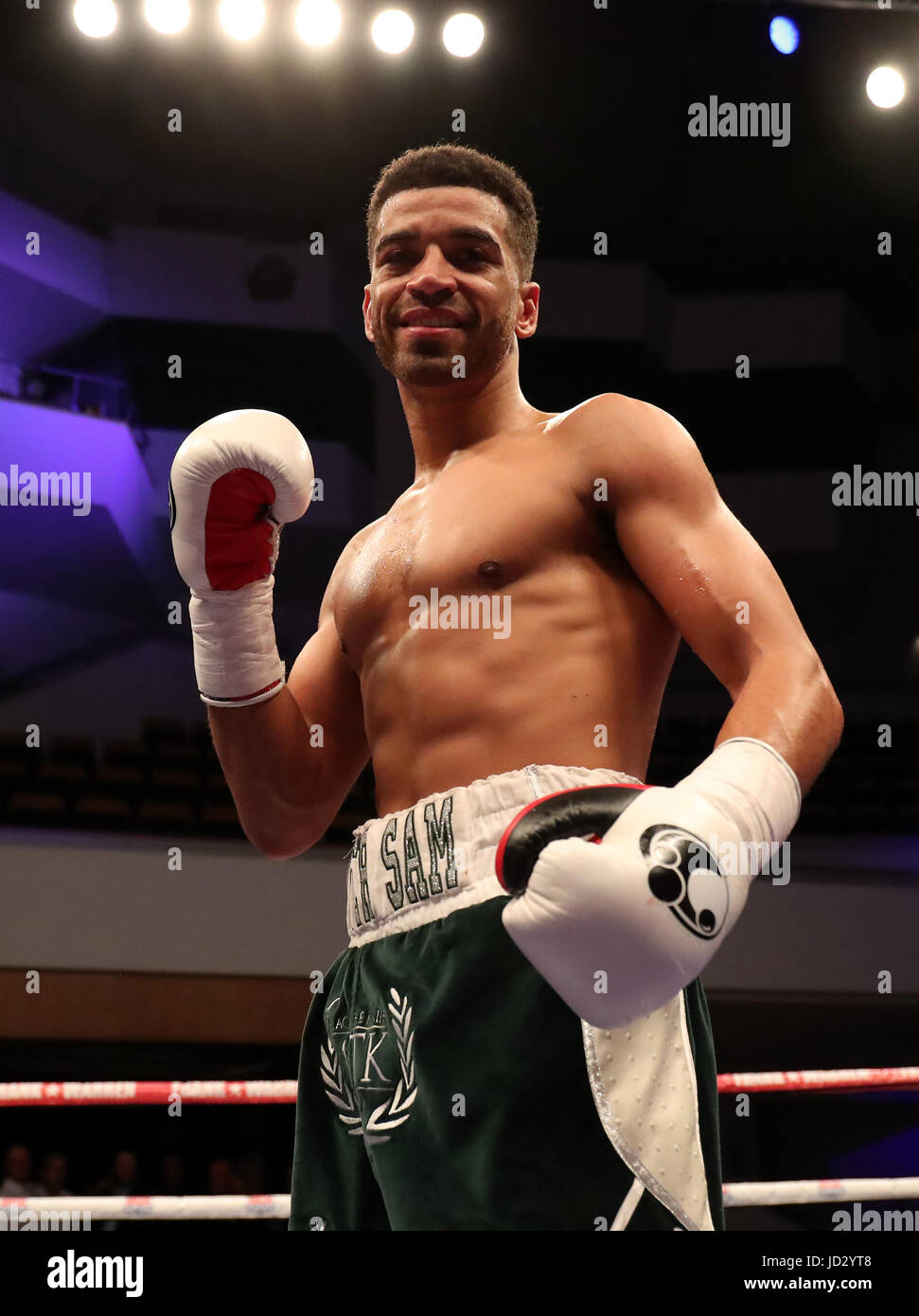 Sam Maxwell before his fight against Angel Emilov in the International ...
