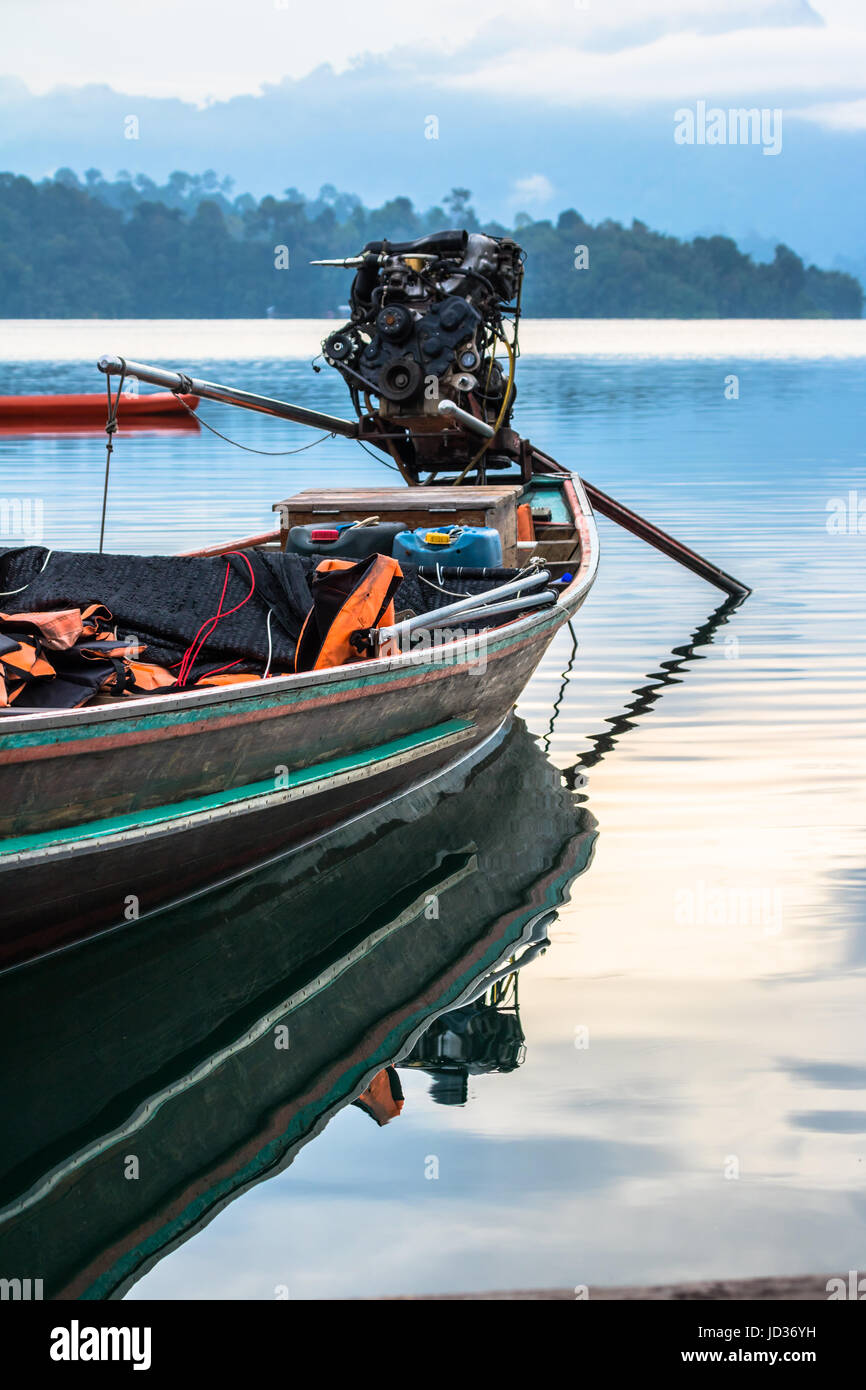 long tail boat service tourists to watching wild animal birds insect ...