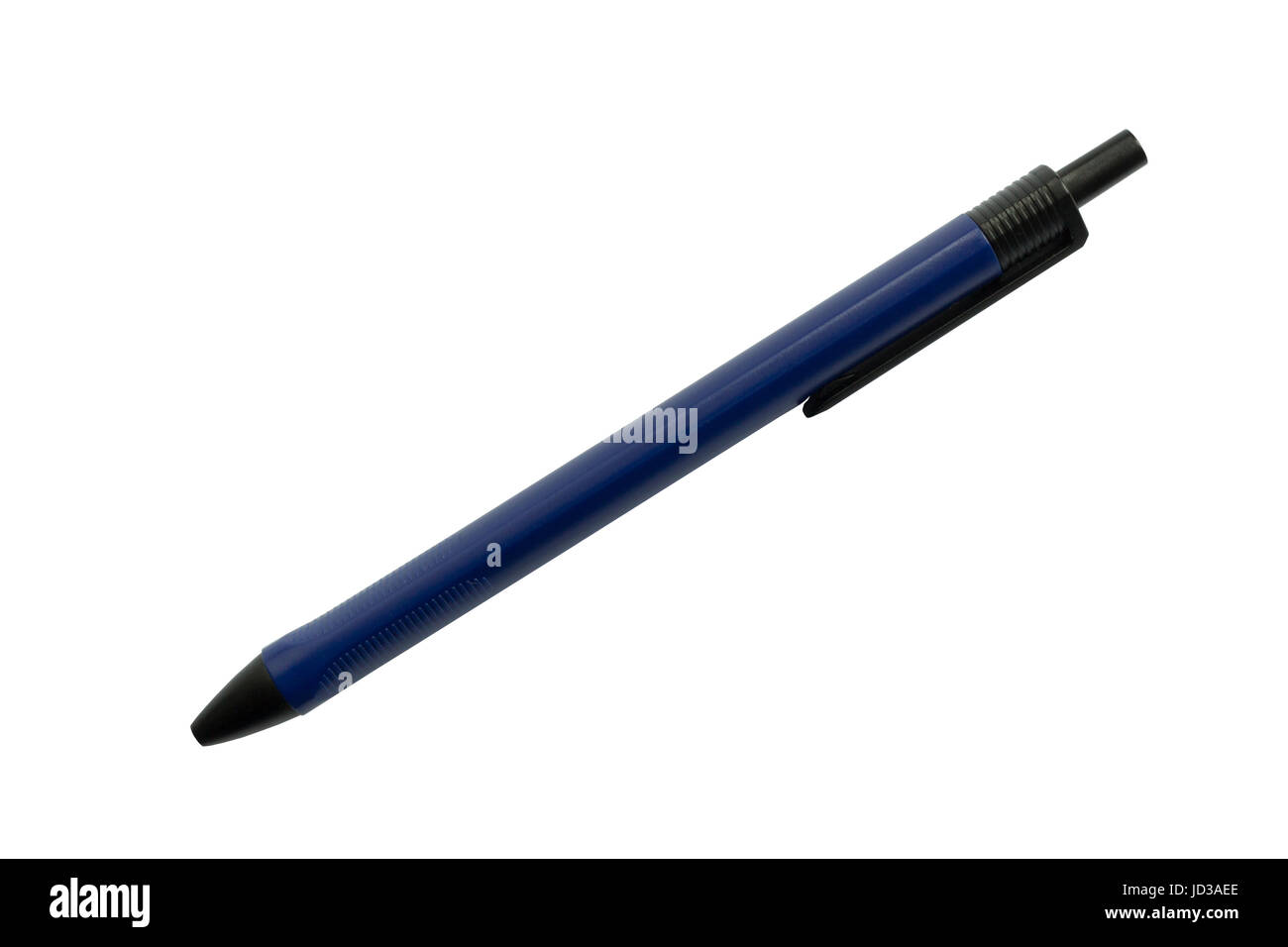 blue pen isolated on white background Stock Photo - Alamy