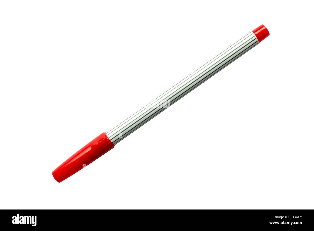 red pen isolated on white background Stock Photo - Alamy