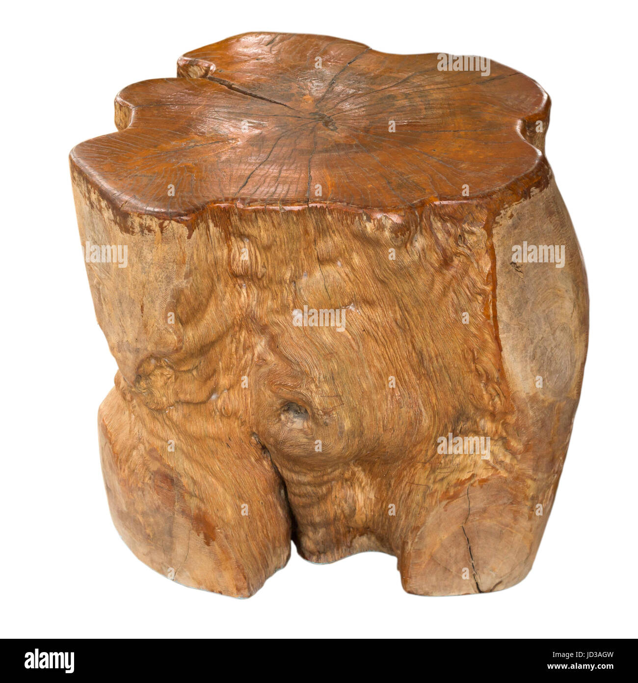 Wooden chair on white background Stock Photo - Alamy