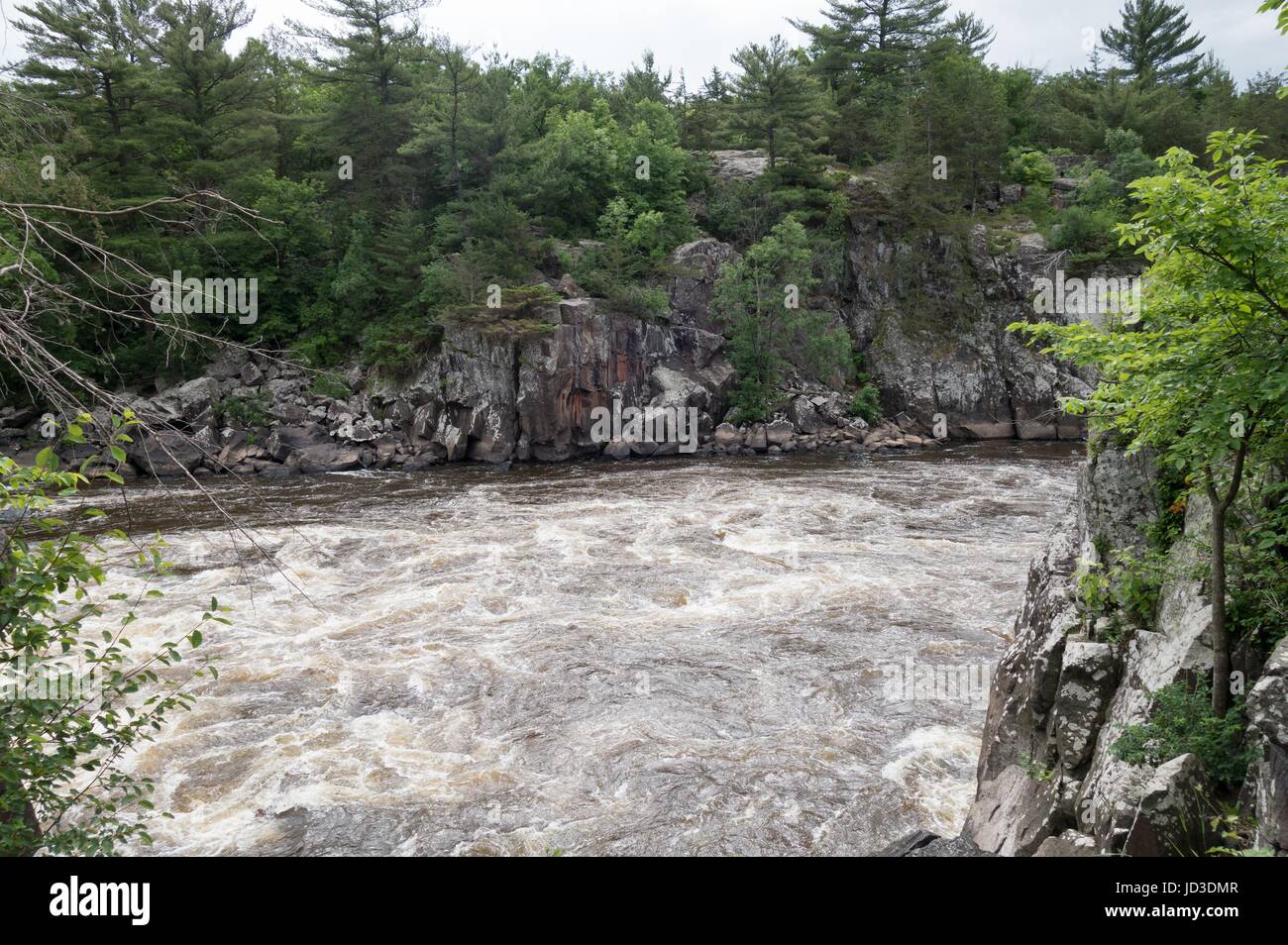 The St. Croix river near Taylors Falls, MN, USA Stock Photo - Alamy