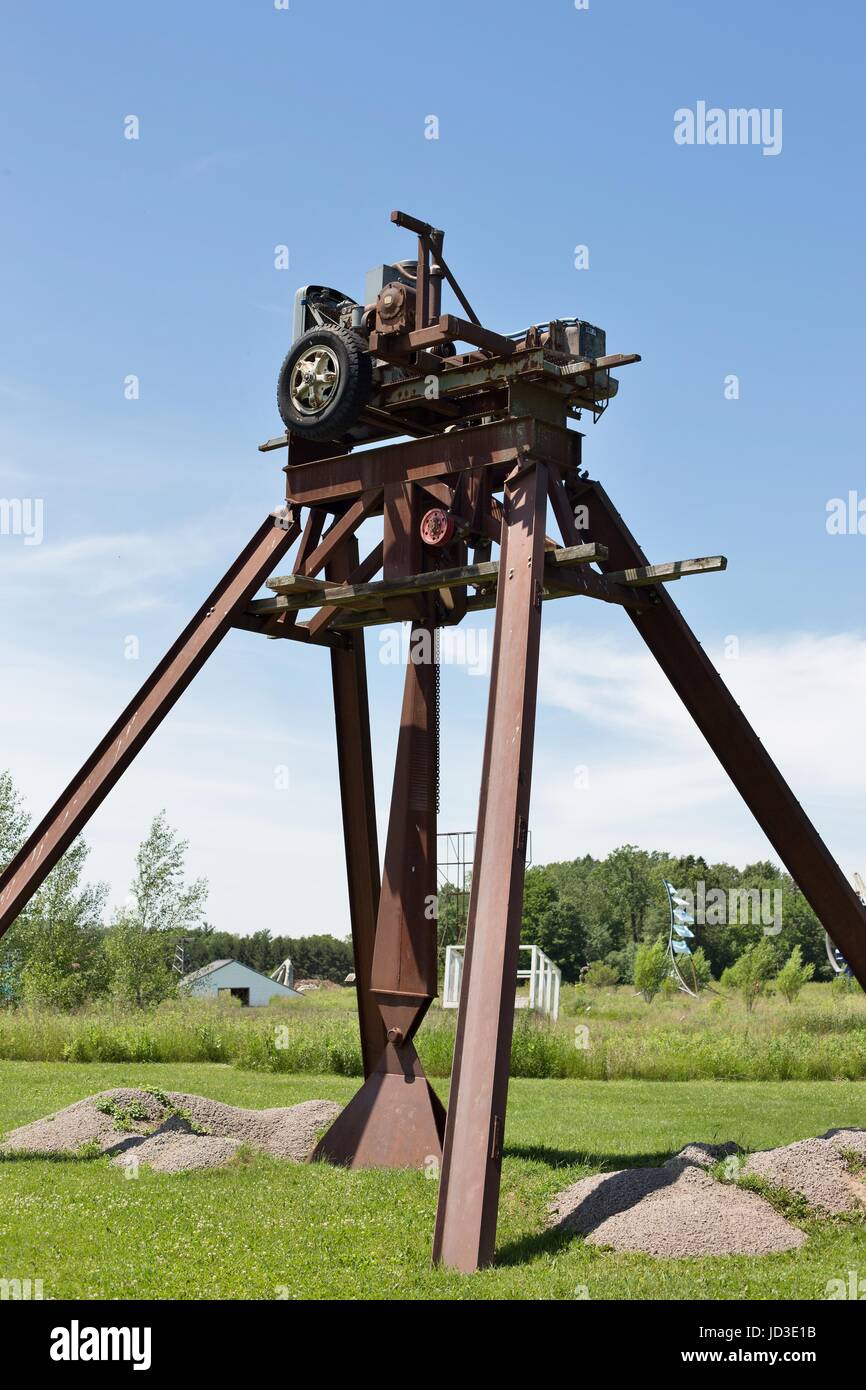 "Drawing Machine #6, Pendulum Digger" by Vince Donarski, on display at ...