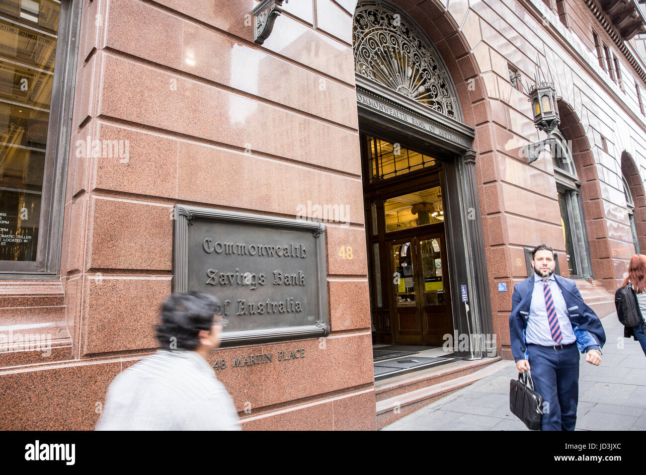 Commonwealth Bank of Australia in Sydney's Martin Place,Australia Stock ...