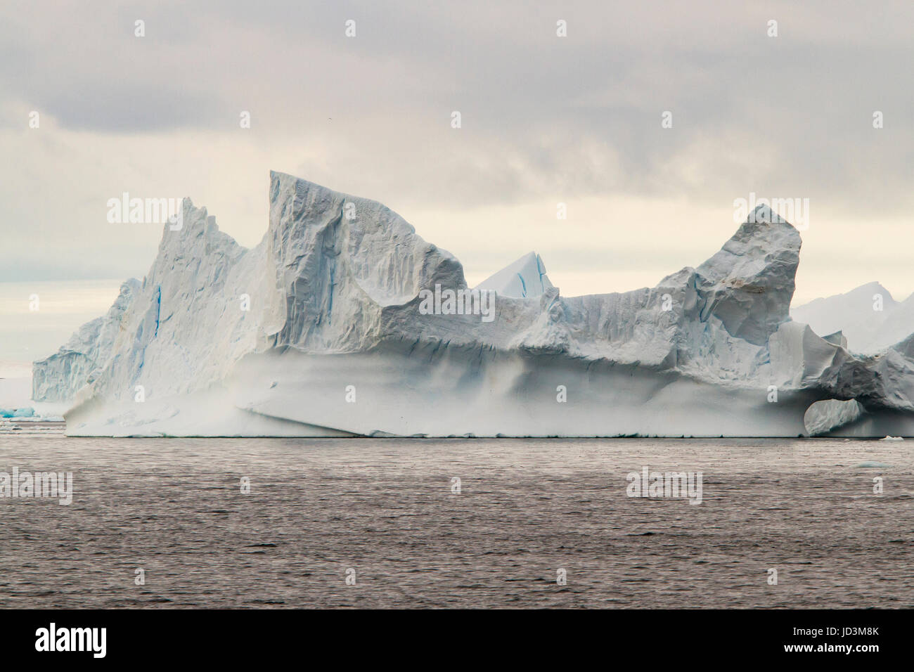 Antarctica landscape with blue ice iceberg, ice berg, icebergs Stock ...