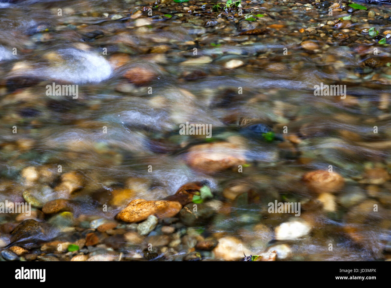 Water flowing over pebbles hi-res stock photography and images - Alamy