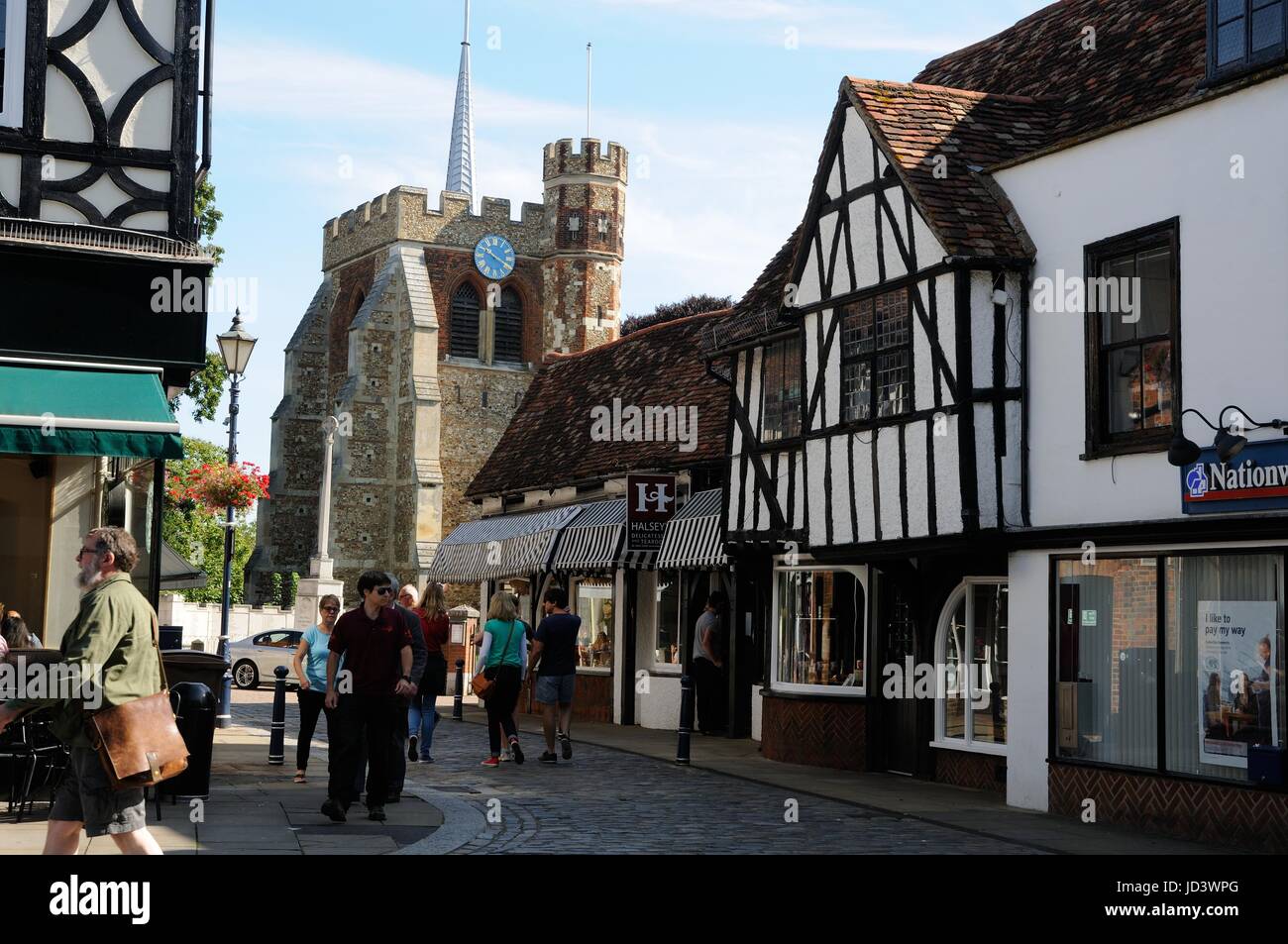 St marys church hitchin hi-res stock photography and images - Alamy