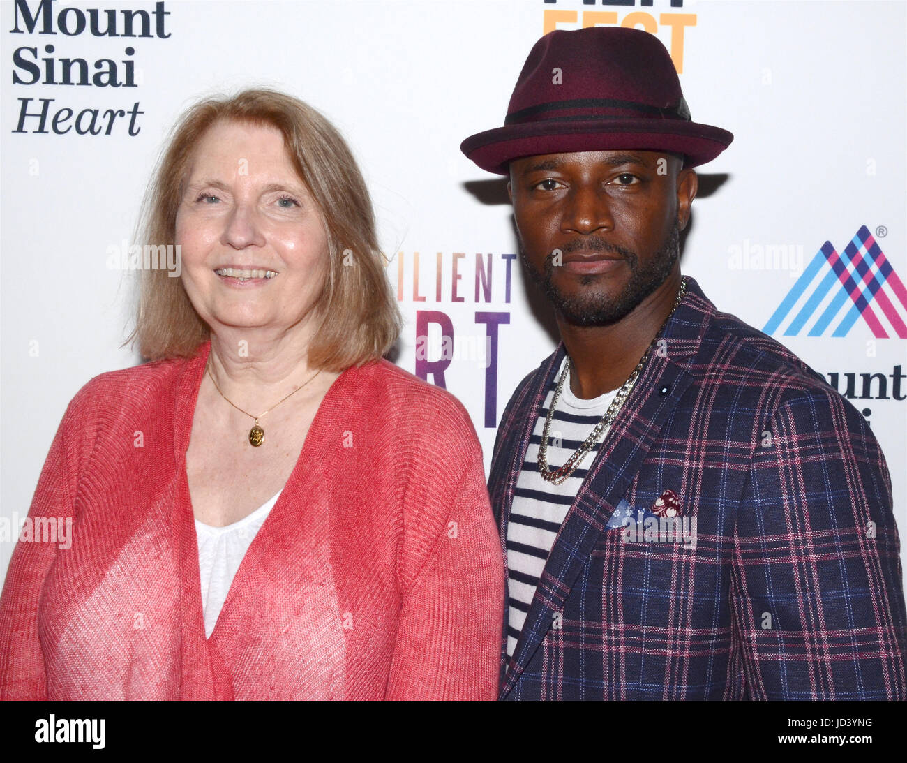 Susan Froemke and Taye Diggs during the LA Film Festival screening for ...
