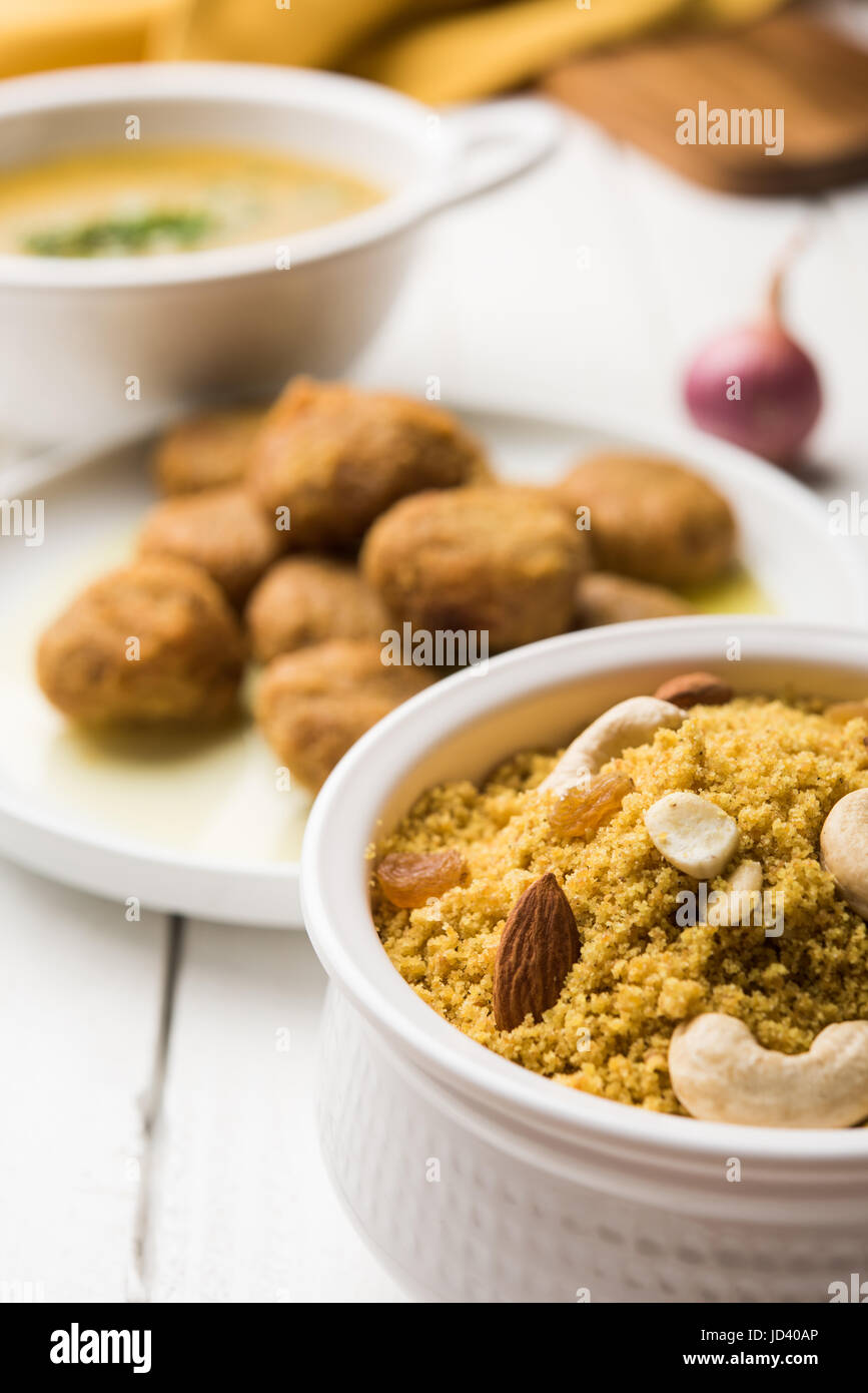 Dal bati churma hi-res stock photography and images - Alamy