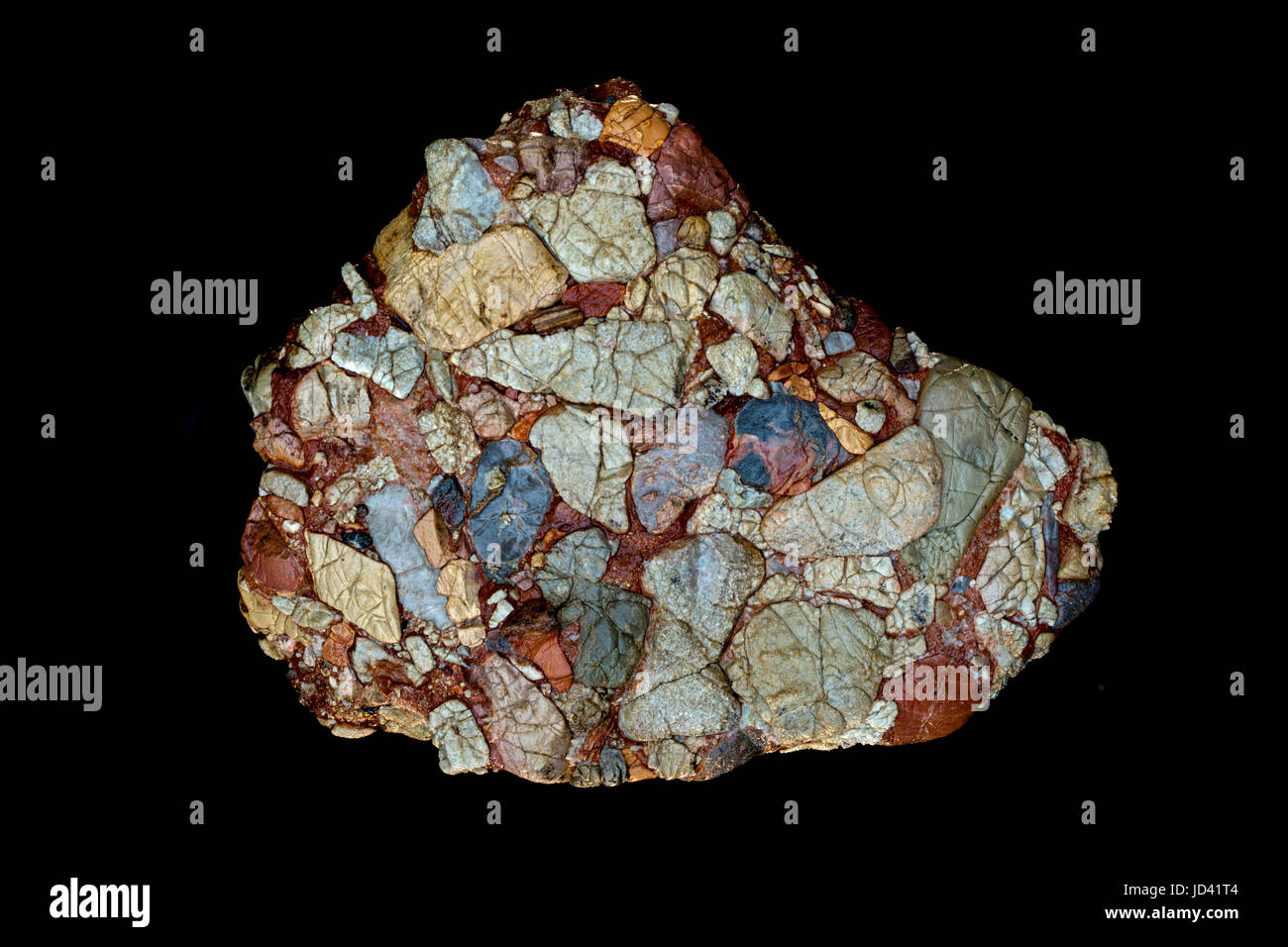 Leesburg conglomerate sedimentary rock leesburg hi-res stock ...