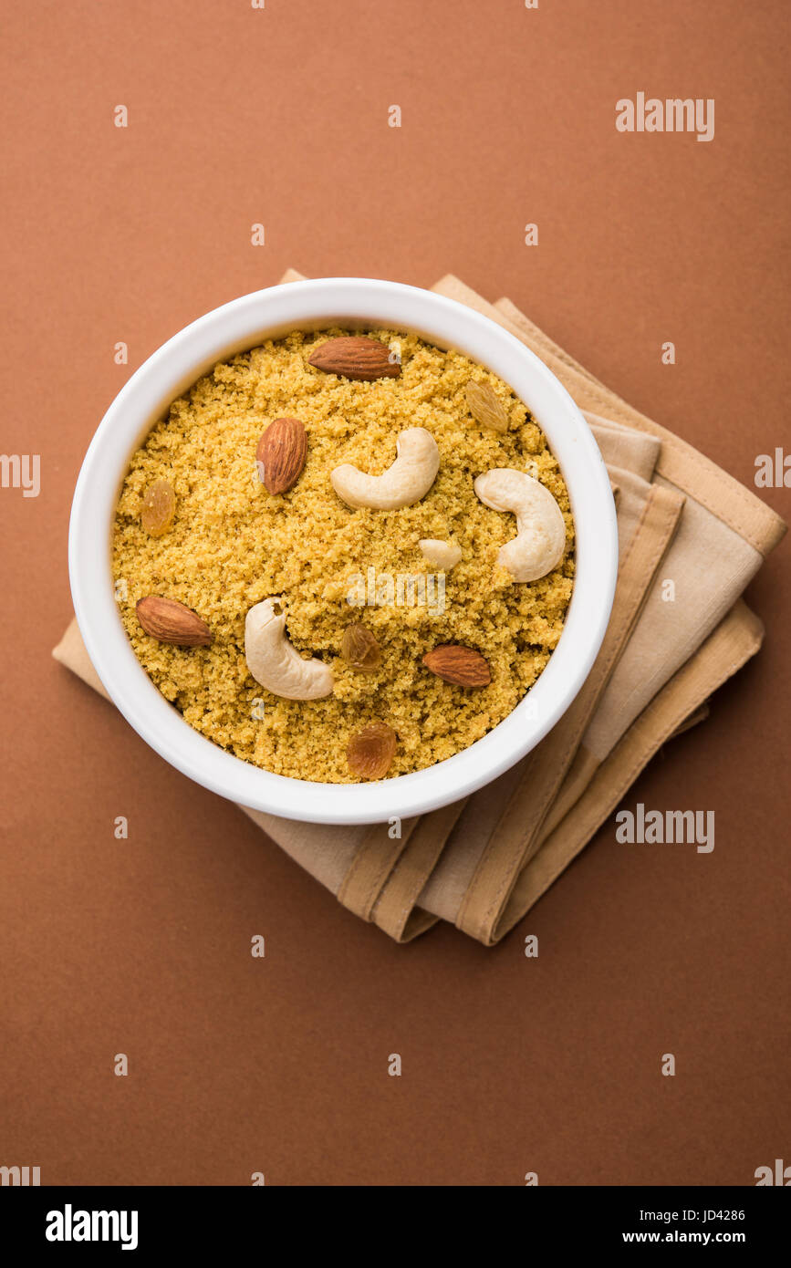 Traditional Rajasthani Food Daal Baati churma. Indian Food Stock Photo ...