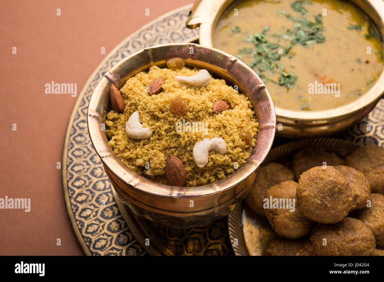 Dal and baati hi-res stock photography and images - Alamy