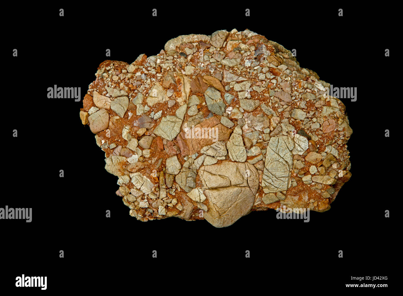 Leesburg conglomerate sedimentary rock leesburg hi-res stock ...