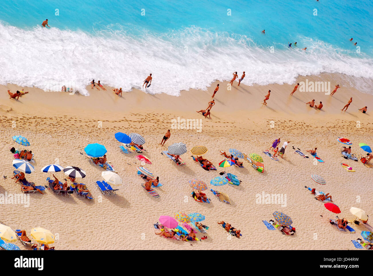 Egremni beach in Lefkada, Greece Stock Photo - Alamy