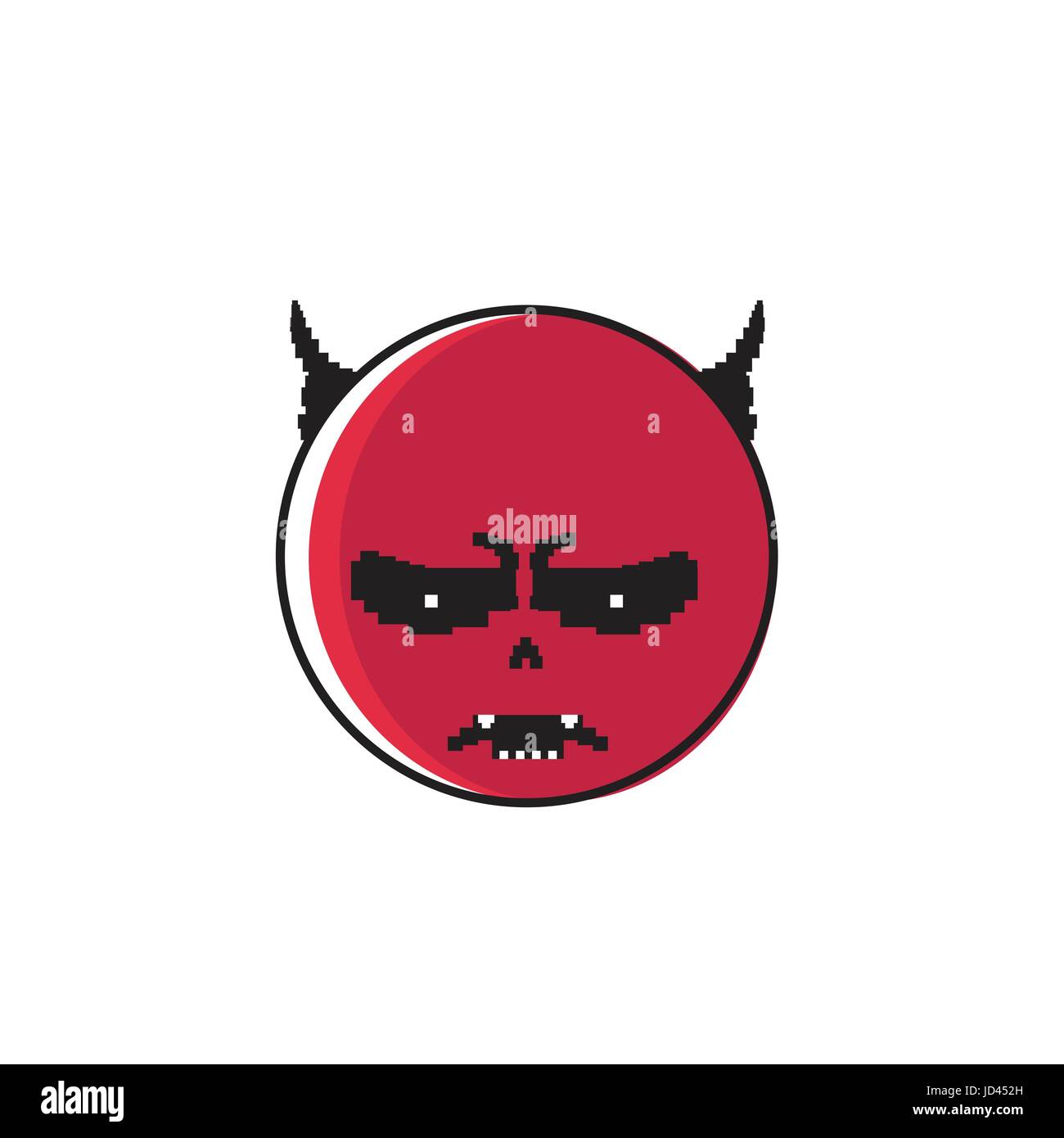 Angry Devil Face