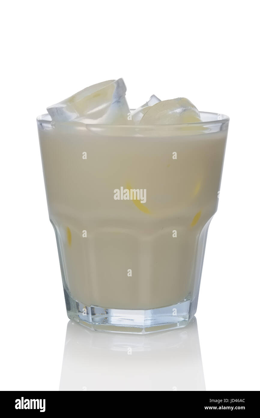 Cold milk cocktail Stock Photo - Alamy