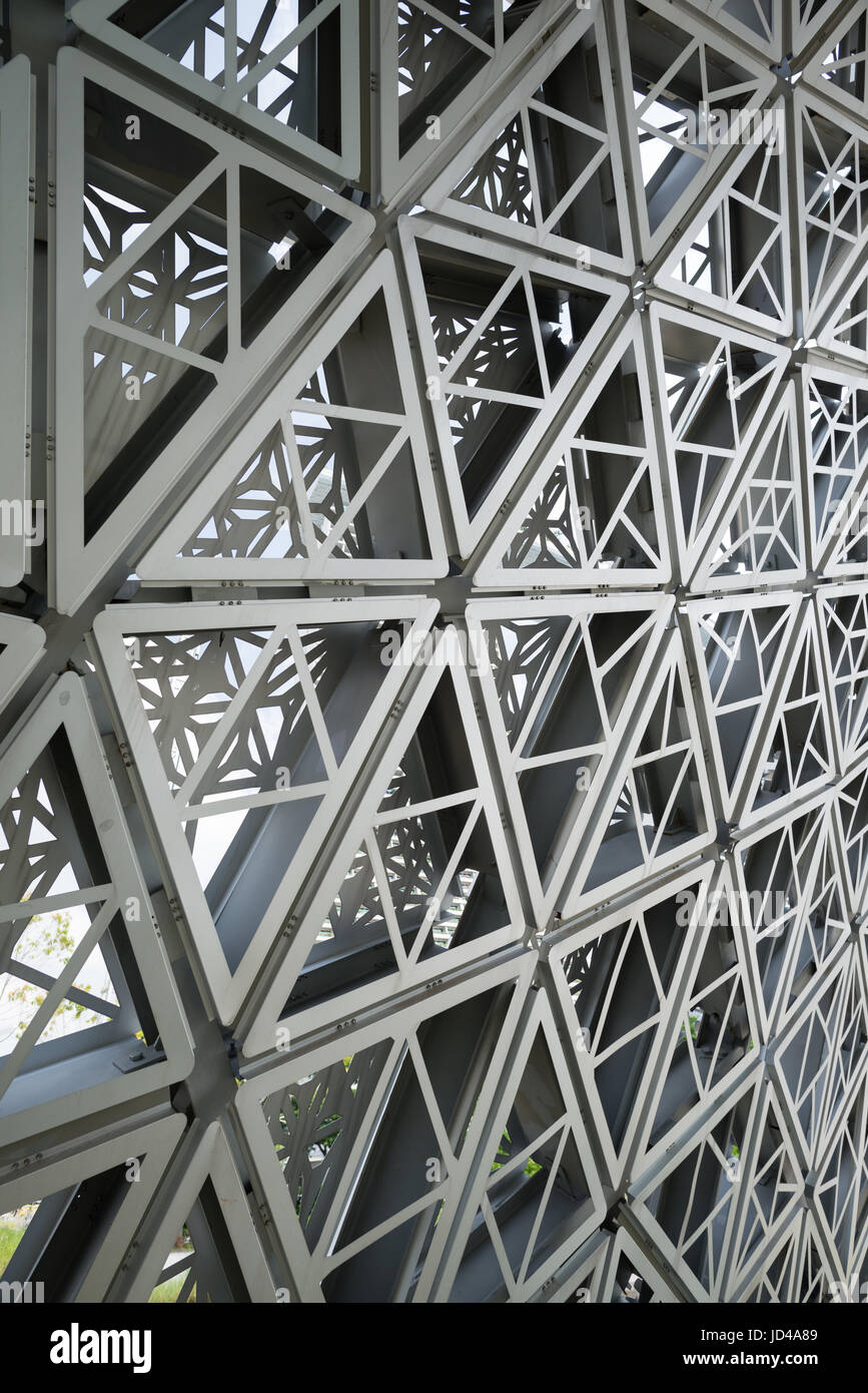 Close up of gridshell structure Stock Photo - Alamy