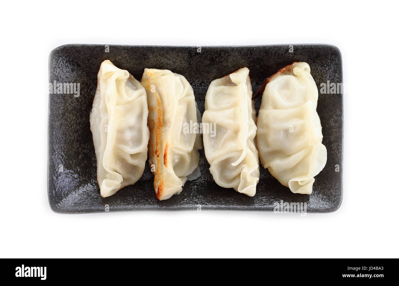 Japanese Dumplings with white background Stock Photo - Alamy