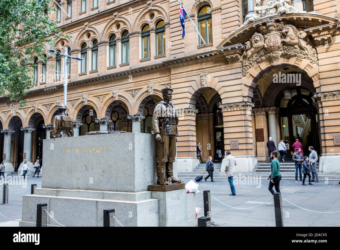 The Cenotaph statue in Martin Place,Sydney city centre,New south wales ...