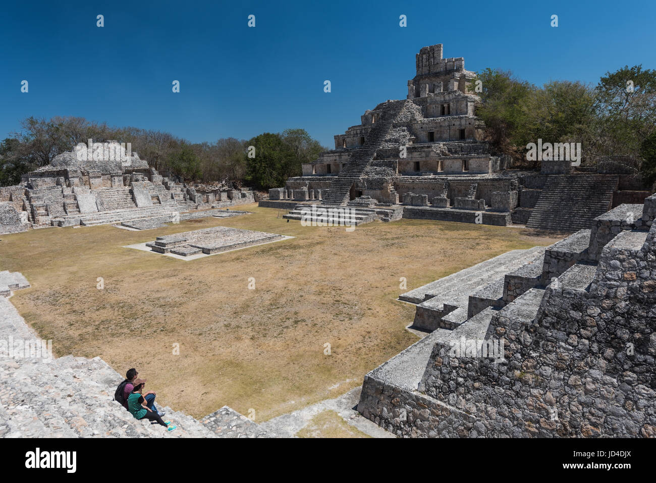 Archaeological site of Edzna , Yucatan Peninsula , Campeche , Mexico ...