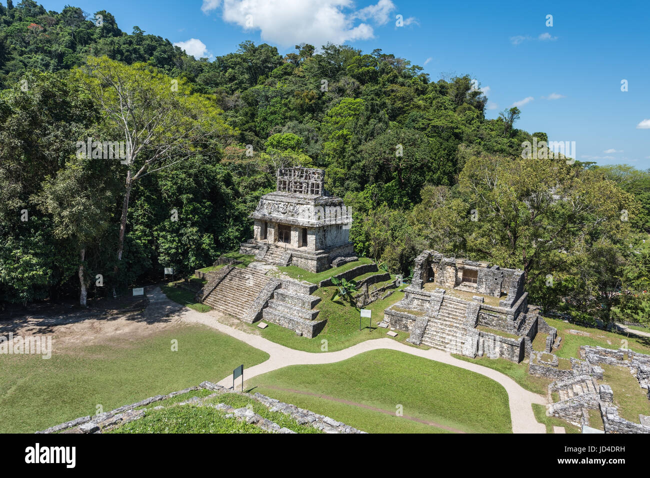 Palenque aerial view hi-res stock photography and images - Alamy