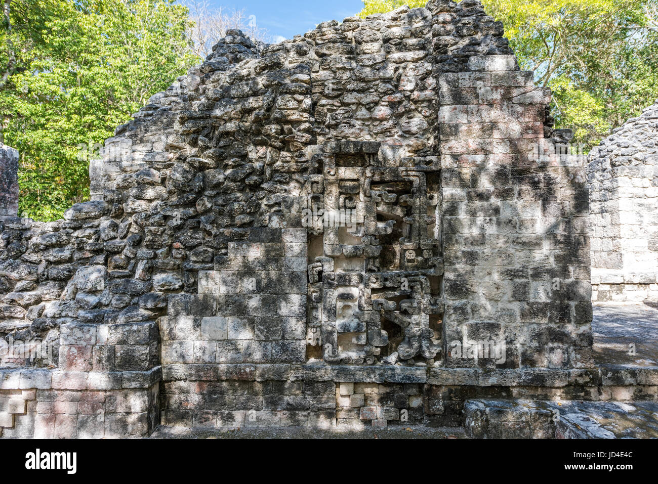 A picture of the Nohoch Mul pyramid in Coba Stock Photo - Alamy