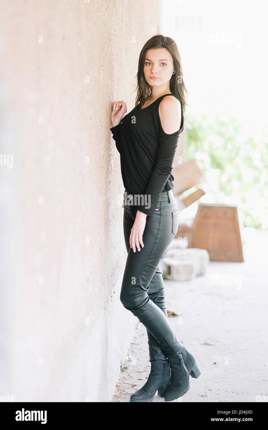 Natural authentic woman portrait Stock Photo - Alamy