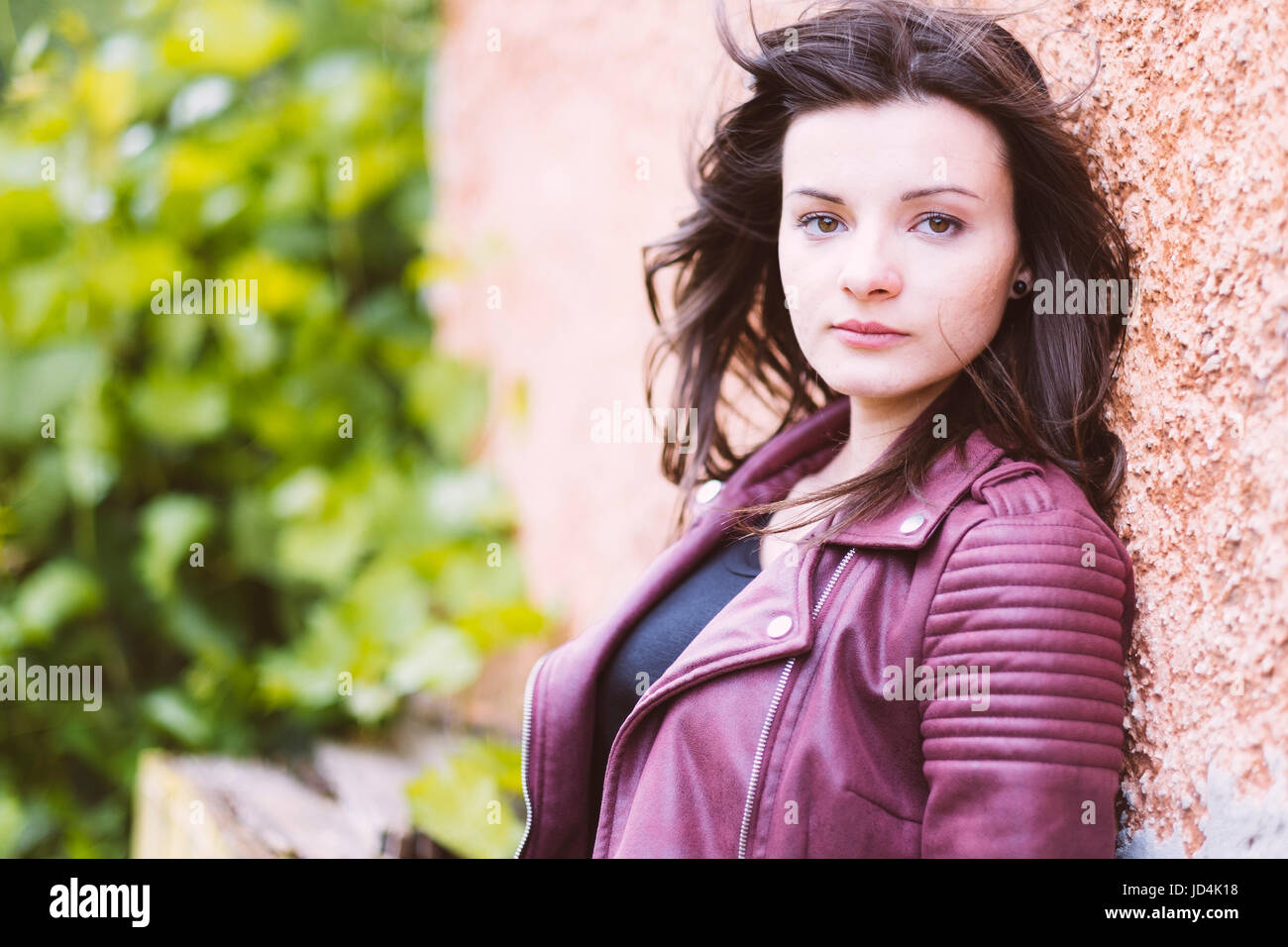 Natural authentic woman portrait Stock Photo - Alamy
