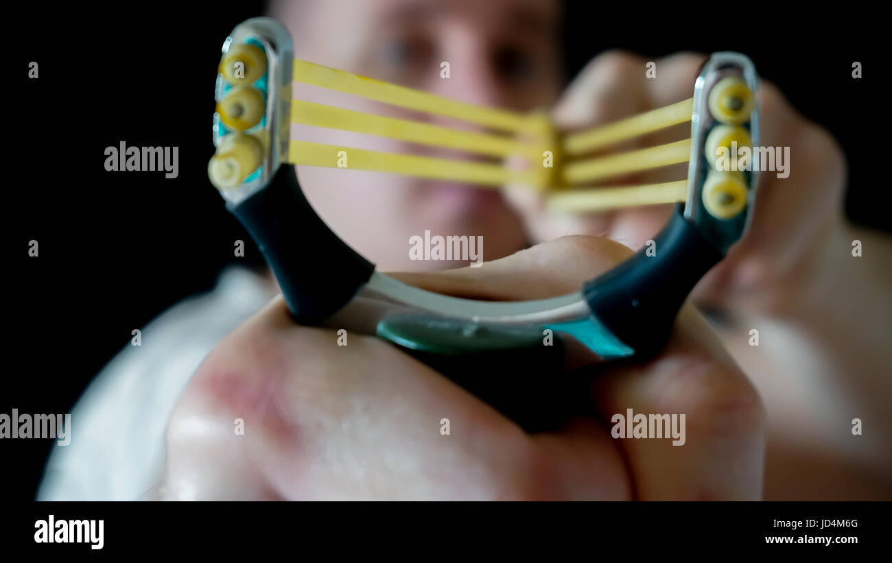 Catapult man hi-res stock photography and images - Alamy