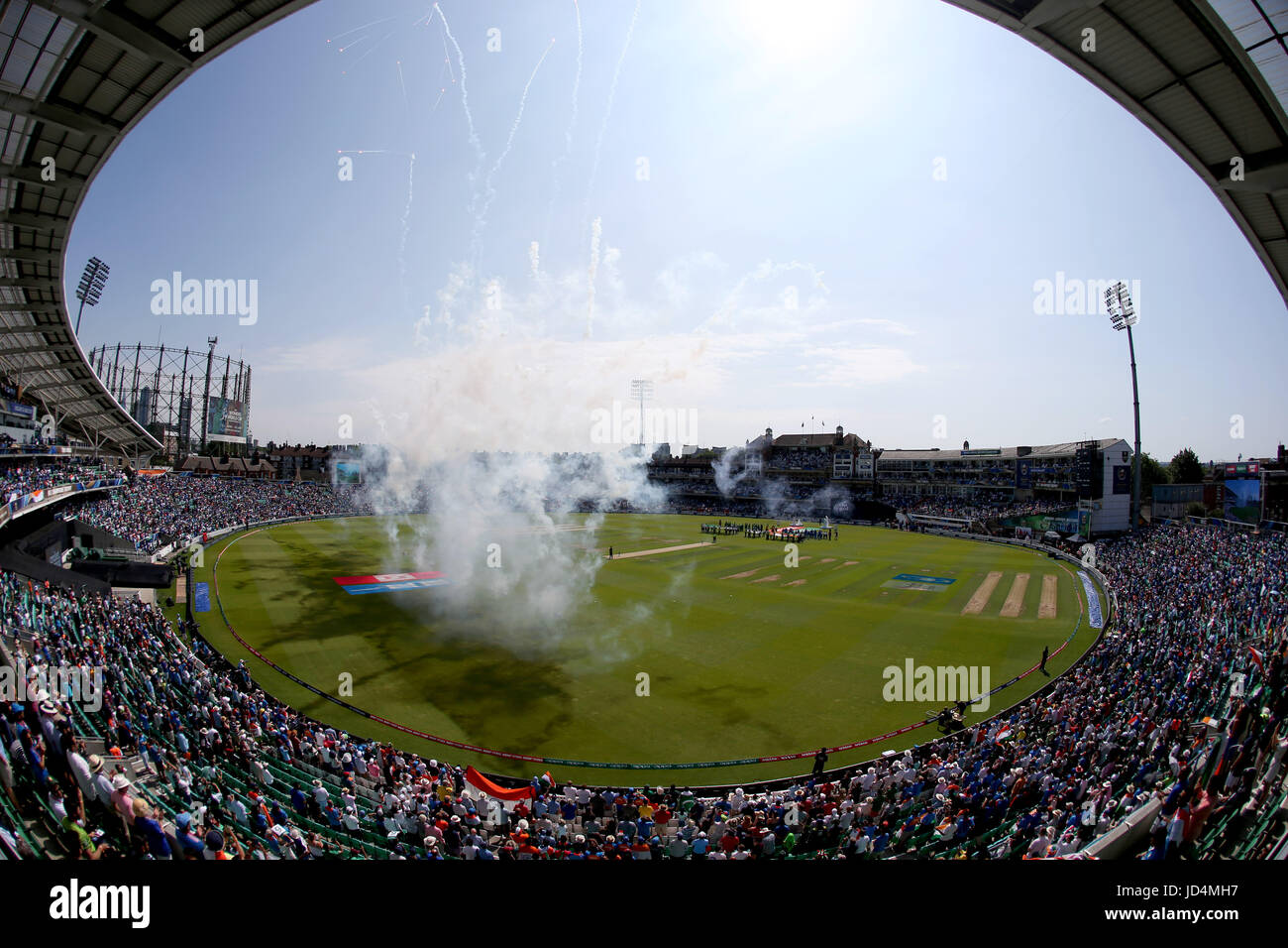 A general view of the Oval at the start of play during the ICC ...